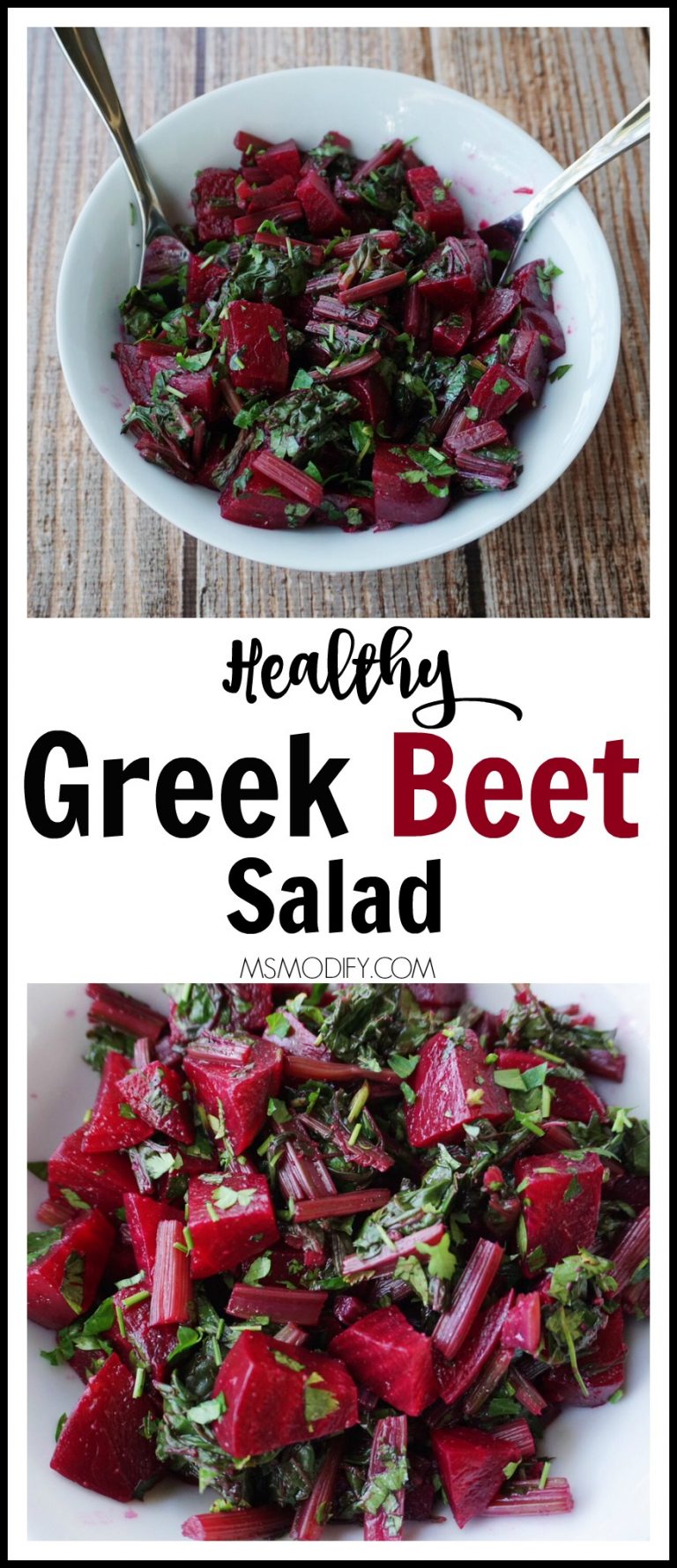 Greek Beet Salad - MsModify