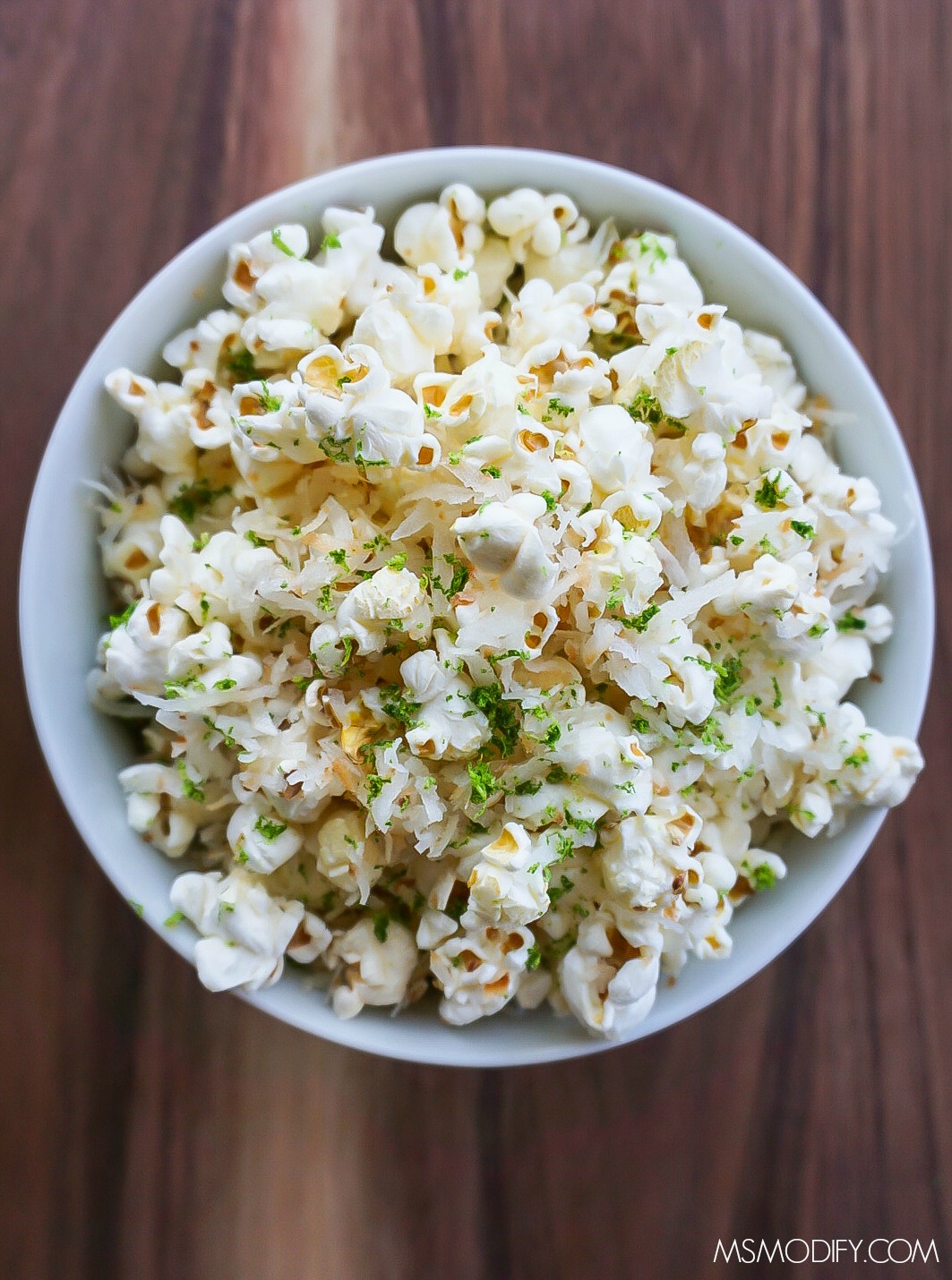 Coconut Lime Popcorn - MsModify
